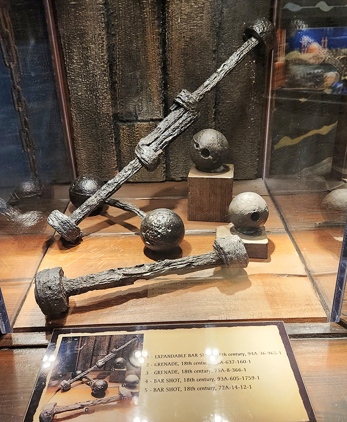 Cannonballs and grenades &ndash; the explosive side of pirate warfare that could splinter ships and spirits alike.