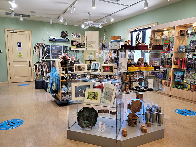 The gift shop offers treasures that won't end up in a landfill next week – unlike most souvenirs your relatives bring back from Florida.