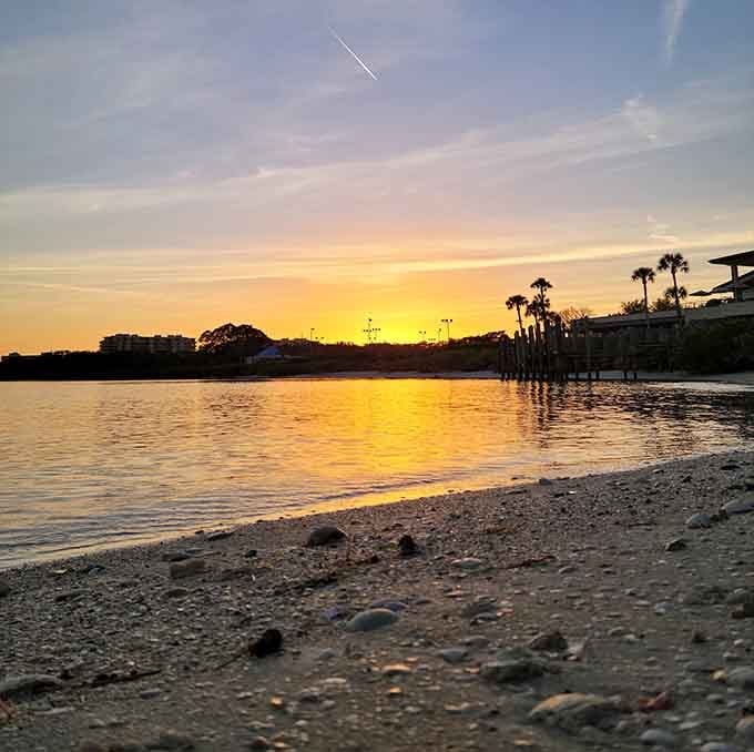 Sunsets at Quick Point paint the sky in colors that make you question whether your eyes are working properly or reality just got upgraded.