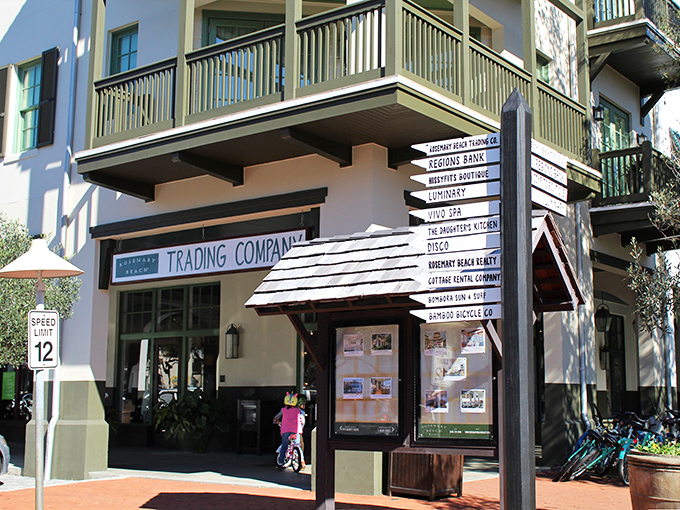 Rosemary Beach Trading Company serves as the town's unofficial welcome center &ndash; where locals share insider tips with wide-eyed newcomers.