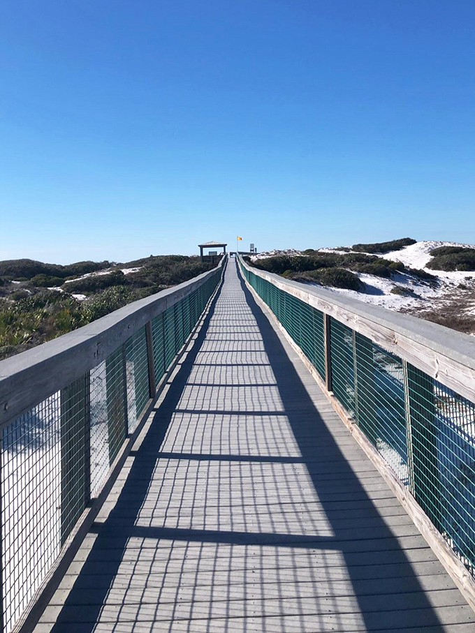 The bridge to somewhere special. This boardwalk doesn't just cross dunes&mdash;it transports you between everyday life and coastal serenity.