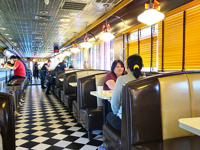 Moonlite's dining room buzzes with conversation and clinking silverware &ndash; the soundtrack of community gathering that no playlist could ever replicate.