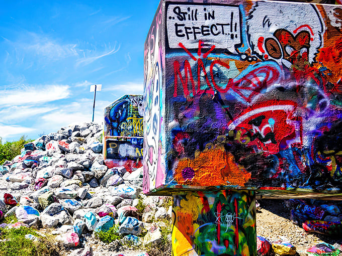 Close-up details reveal the bridge's archaeological layers, each one telling stories of love, loss, and everything between.