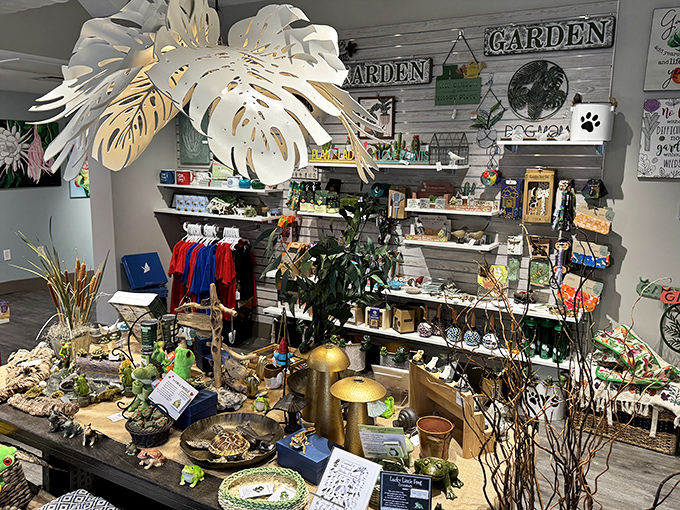 The garden shop offers treasures that promise to bring nature's magic home &ndash; though your houseplants may feel intimidated by the competition.