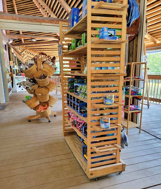 The thoughtfully stocked gift shop offers educational materials alongside souvenirs, extending the learning experience beyond your visit.