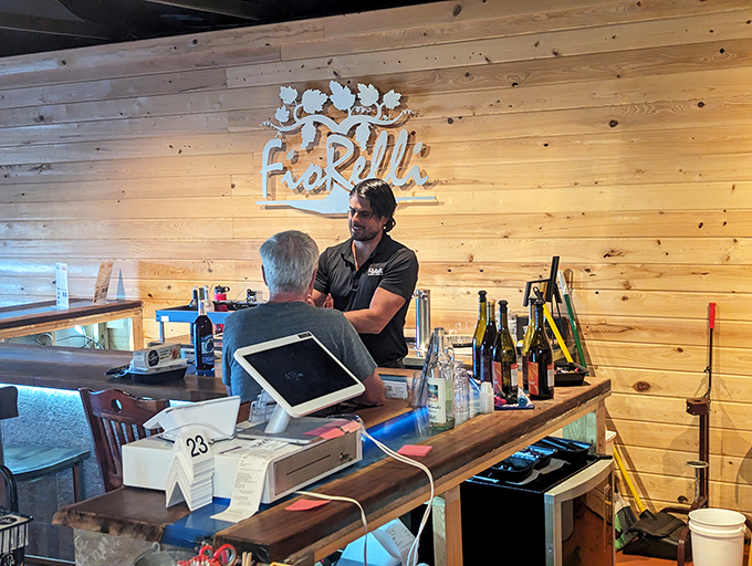At the order counter, wine dreams become reality &ndash; where knowledgeable staff transform "I don't know much about wine" into "I'll take two bottles, please."