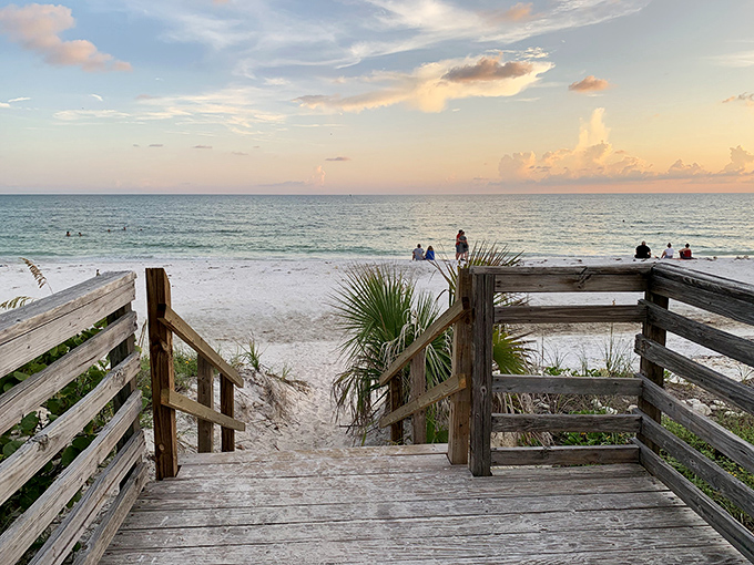 Sunset paints the sky in watercolor hues as day transitions to evening &ndash; nature's daily masterpiece that never gets old.