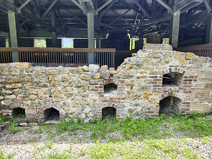 These sugar mill ruins whisper stories of Florida's industrial past. Each weathered brick represents countless hours of labor that shaped the state's early economy.