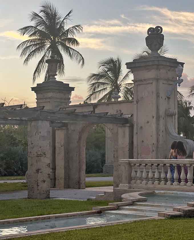 The Coral Gables Prado entrance announces you've arrived somewhere special, so adjust your expectations accordingly.