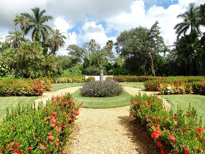 These meticulously maintained gardens prove that medieval design principles and Florida's lush vegetation can create perfect harmony.