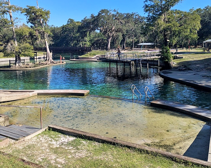 The main spring area: where "going with the flow" isn't just good advice &ndash; it's literally what happens.