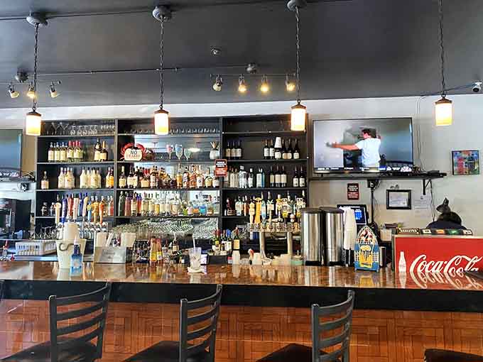 A well-stocked bar ensures you've got the perfect beverage to accompany your garlic butter adventure.