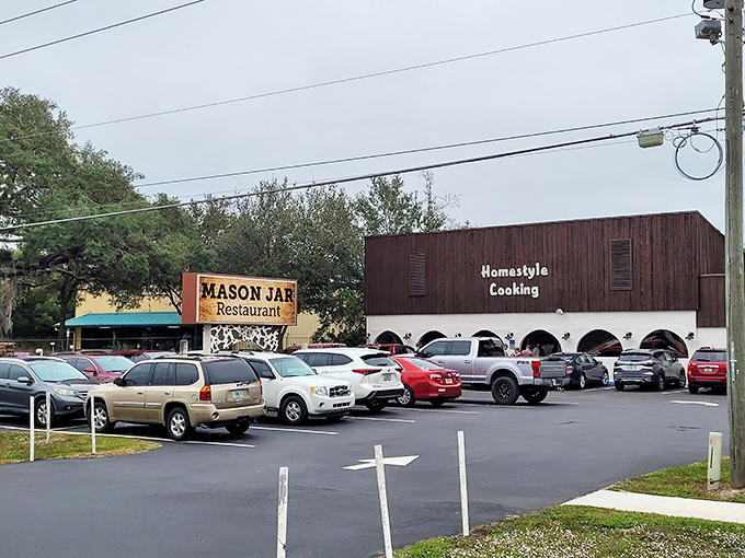 The Mason Jar Restaurant's packed parking lot tells you everything you need to know &ndash; this is where locals go for comfort food done right.