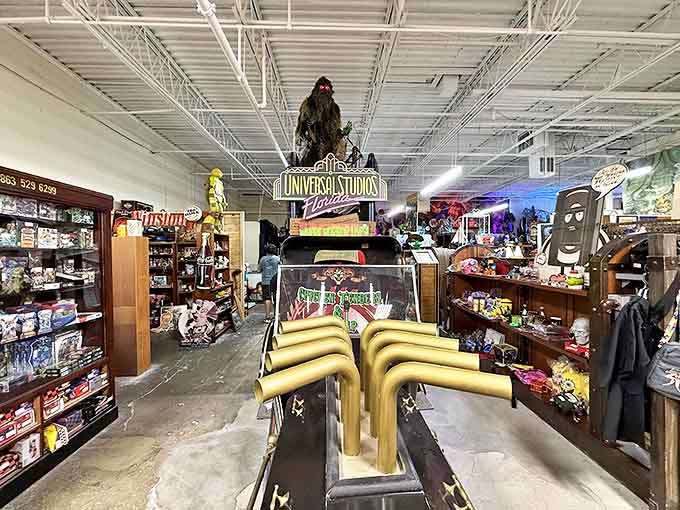 The mall's interior stretches like a labyrinth of nostalgia, each aisle promising new discoveries for those willing to explore.