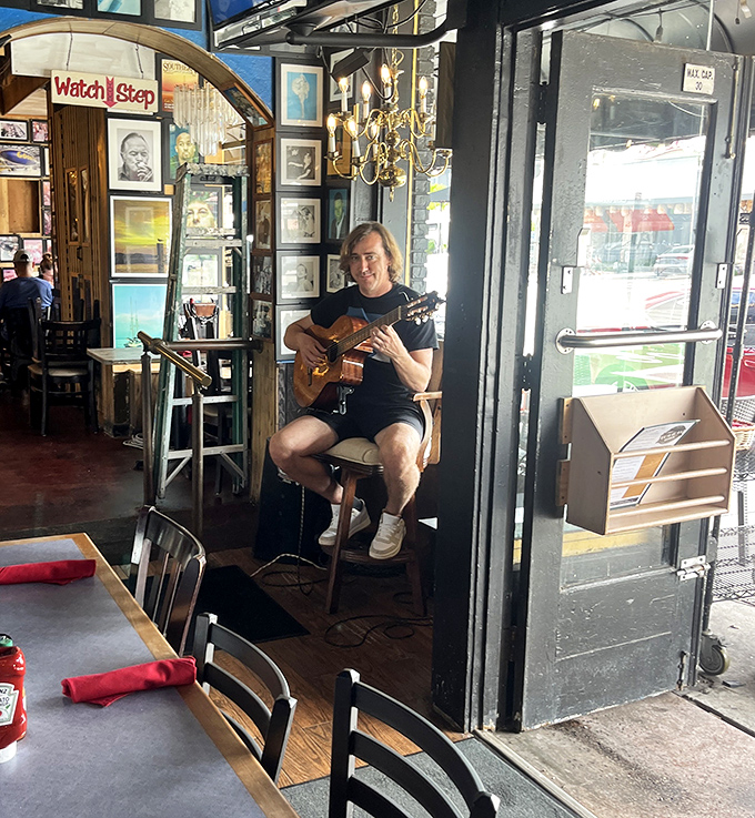 Live music adds another layer to the sensory experience, with local musicians providing the soundtrack to your pancake adventure.