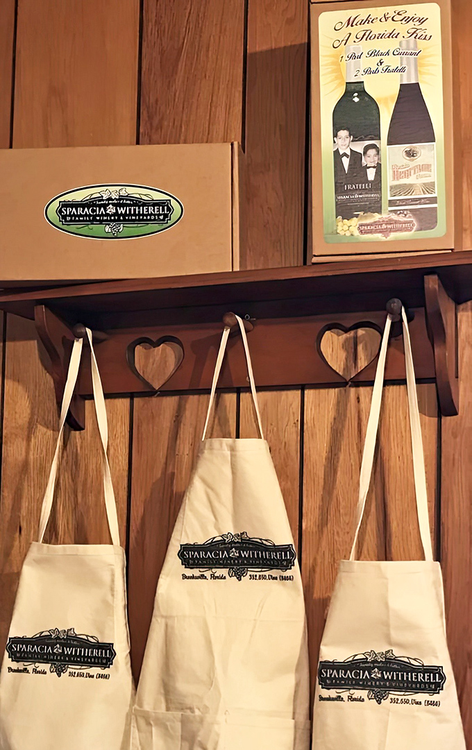 Take home a piece of the experience with branded merchandise and, of course, a few bottles to recreate the magic elsewhere.