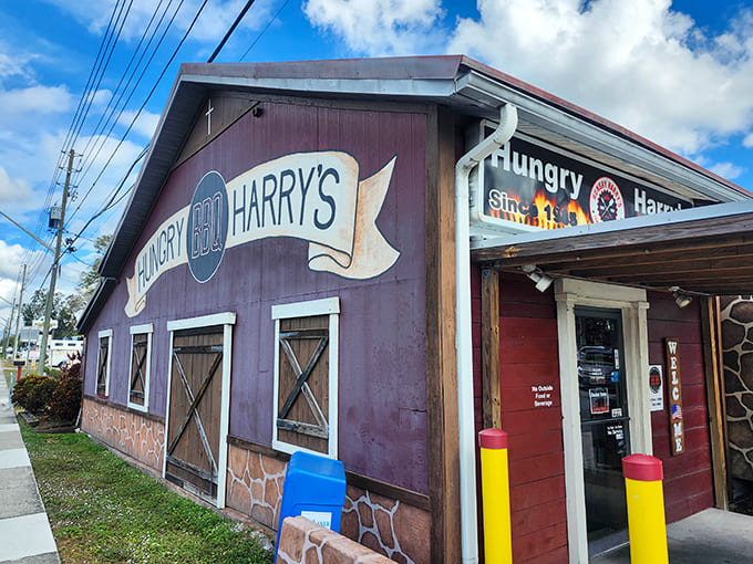 Hungry Harry's patriotic paint job shows pride in both country and the art of perfect barbecue.