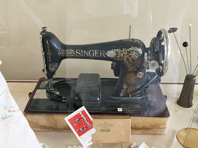 This antique Singer sewing machine stitched together more than fabric &ndash; it helped weave the community's social fabric too.
