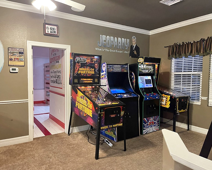 Game show enthusiasts can come on down to this interactive space, where the only thing missing is a host offering you a new car.