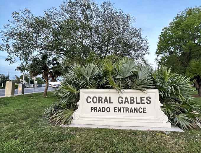 This plaque commemorates restoration efforts, because even paradise occasionally needs a little professional help staying perfect.