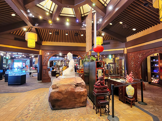 Museum-quality displays bring Chinese history to life, proving educational experiences can exist peacefully alongside roller coasters and turkey legs.