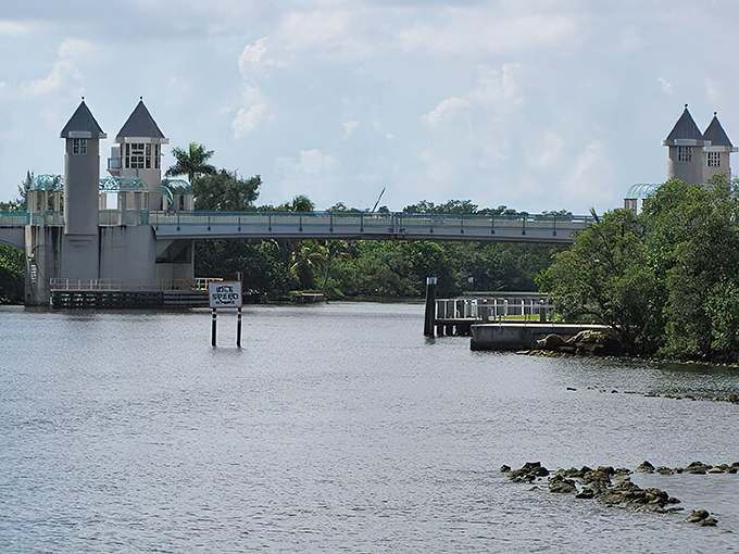 The Ocean Avenue Bridge stands as a charming gateway between mainland Boynton and the barrier island, promising adventure on either side.