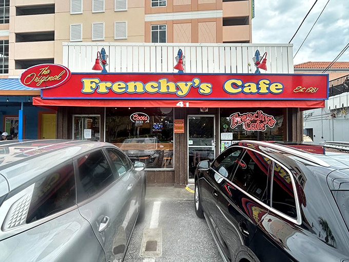 The exterior may be modest, but those in the know recognize this facade as the gateway to grouper greatness.