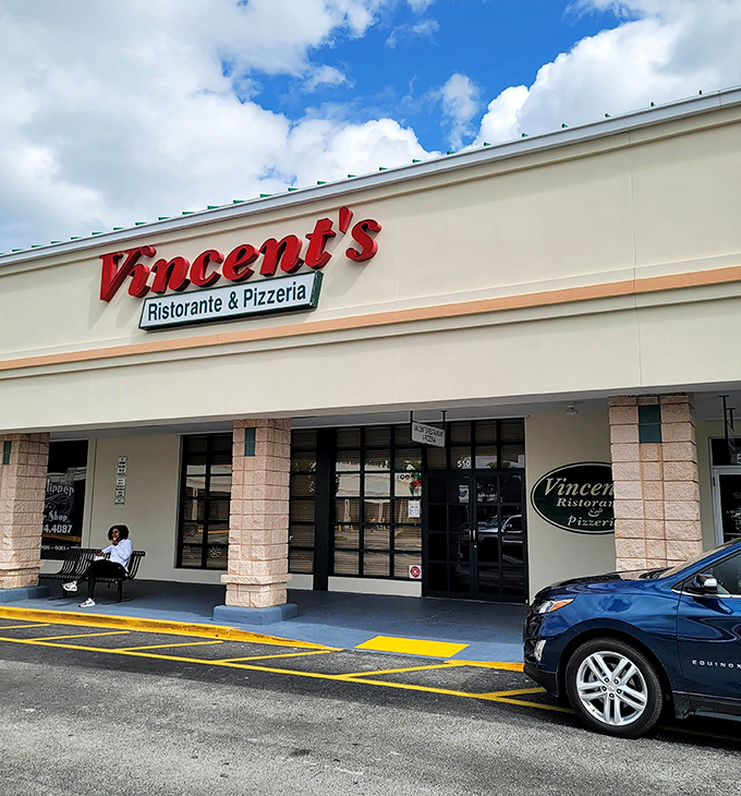 Even from the outside, Vincent's promises a respite from chain restaurant monotony &ndash; a local treasure waiting to be discovered by hungry passersby.