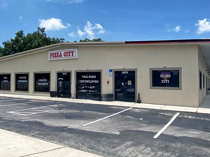 This unassuming storefront houses pizza perfection &ndash; hand-tossed crusts and toppings that taste like actual food, not science experiments.