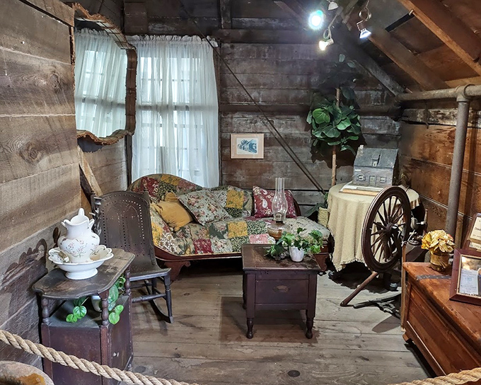 Upstairs, the schoolmaster's living space reveals the humble conditions of colonial educators &ndash; no teachers' lounge or coffee maker in sight.