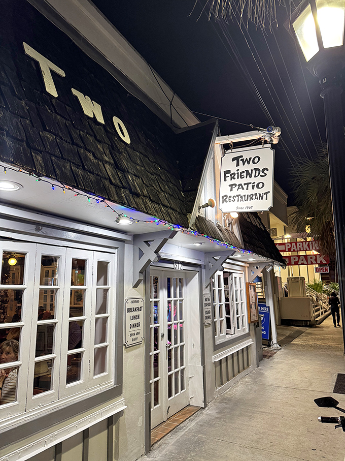 Signage: Like a lighthouse for hungry travelers, this modest sign has guided food pilgrims to flavor salvation since before Instagram existed.