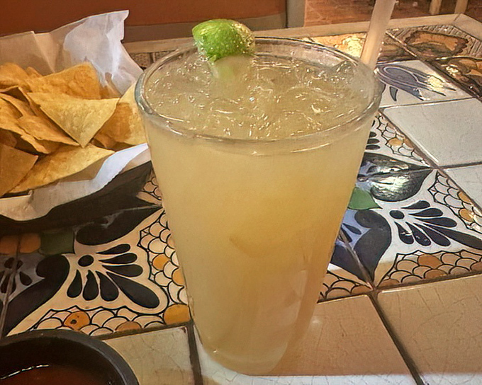 The Skinny Margarita offers guilt-free refreshment that doesn't skimp on flavor. That lime wedge is calling your name!