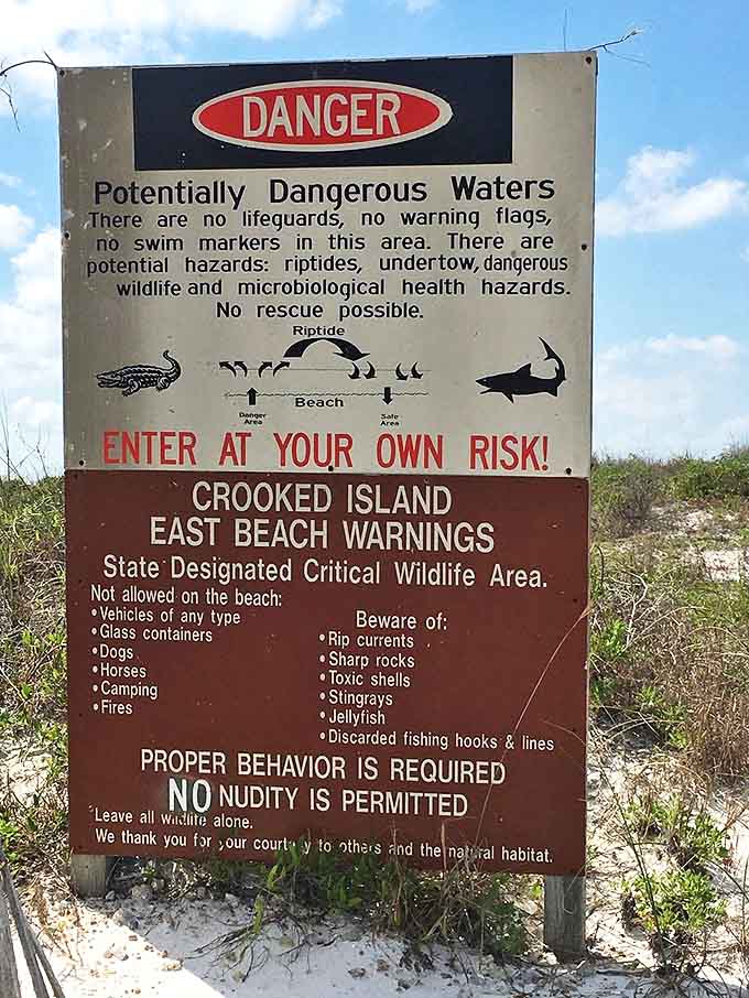 These warning signs aren't deterrents &ndash; they're filters separating casual tourists from those who understand wild places deserve respect.