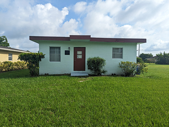 Literary history lives in this modest mint-green home where words once flowed from a legendary pen.