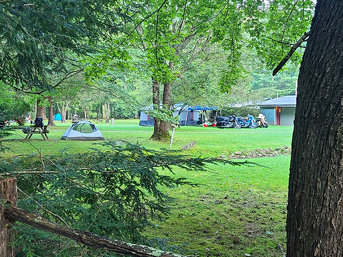 Nearby camping facilities offer brave souls the chance to spend the night within earshot of these possibly haunted ruins.