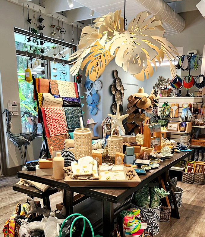 The gift shop offers a treasure trove of botanical souvenirs, where plant lovers can adopt new leafy friends or find nature-inspired keepsakes.