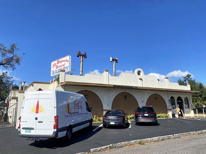 The humble parking lot outside belies the extraordinary baking magic happening within La Segunda's walls.