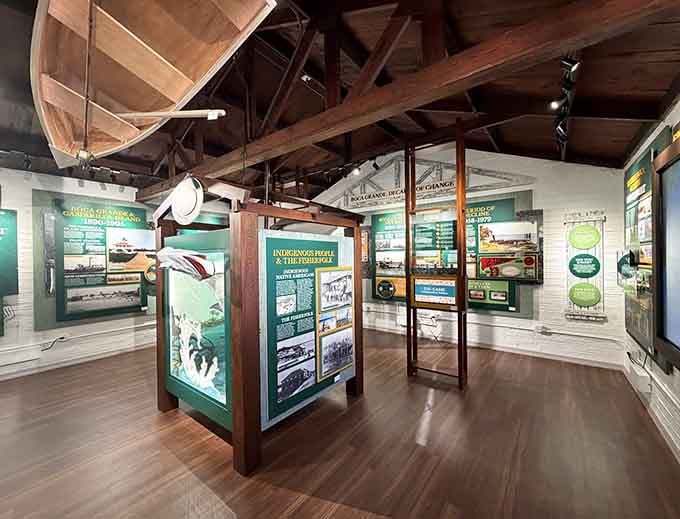 The museum's interior spaces are thoughtfully designed to let the stories shine, proving that sometimes the best stage is the one that doesn't compete with the performers.