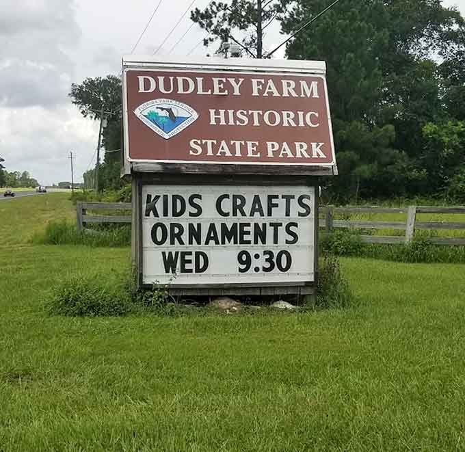 The sign that marks your portal to a time when "going viral" meant the whole town caught the same cold.