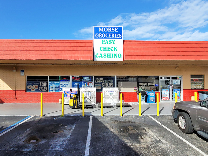The classic neighborhood grocery where cashiers know your name and probably your business too, but in that endearing small-town way.