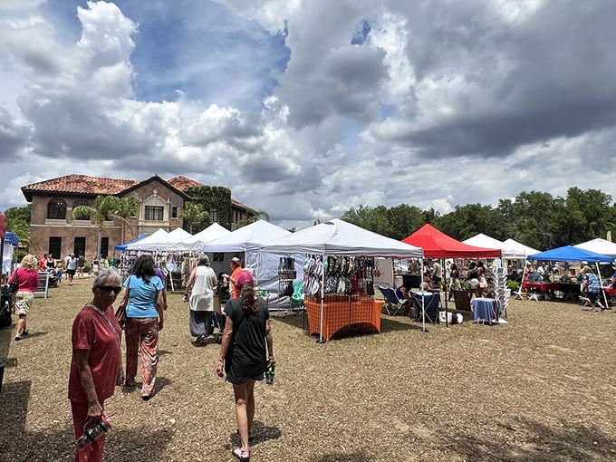 Market days bring the mansion grounds to life, as vendors and visitors create new memories in this historic setting.