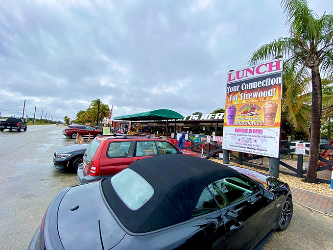 Even on a cloudy day, Robert Is Here shines like a beacon for fruit pilgrims seeking refreshment and authenticity.