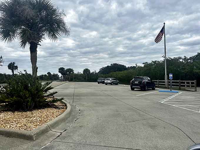 The parking area at Seminole Rest stays refreshingly uncrowded, which means you'll actually find a spot and enjoy your visit without battling tourist hordes.