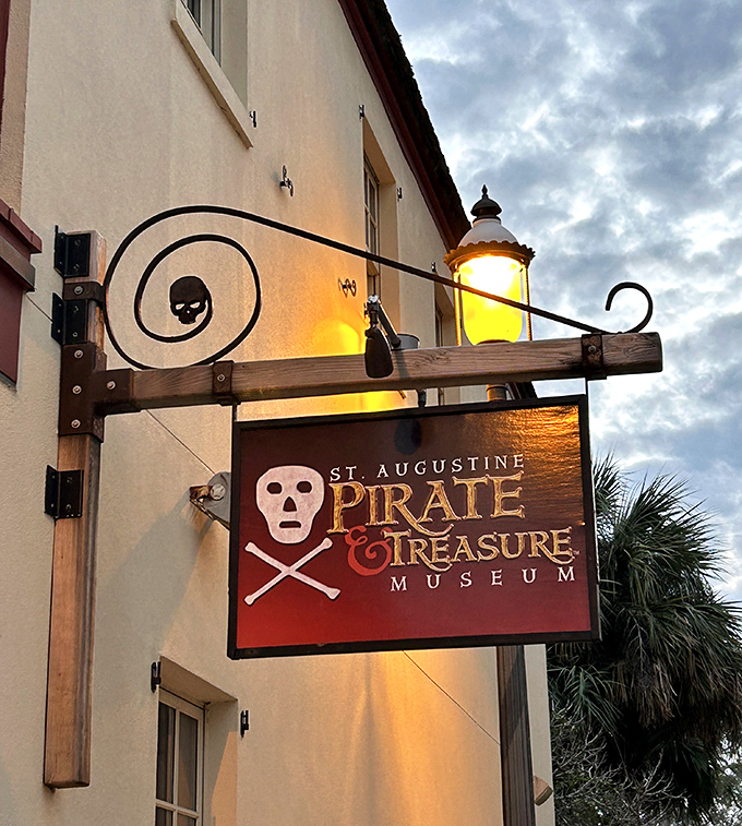 The museum's entrance sign beckons adventure-seekers with its skull and crossbones &ndash; no ordinary tourist trap awaits within.