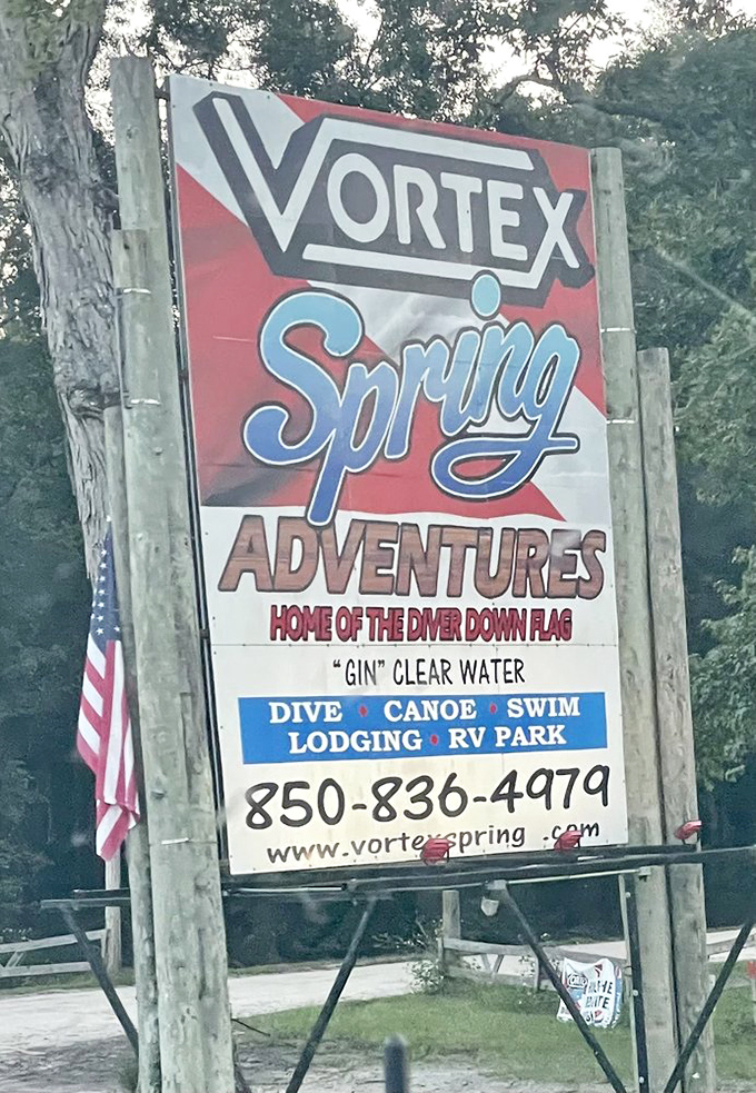 The iconic Vortex Spring sign welcomes visitors to this hidden gem &ndash; promising adventures that somehow manage to exceed even the highest expectations.