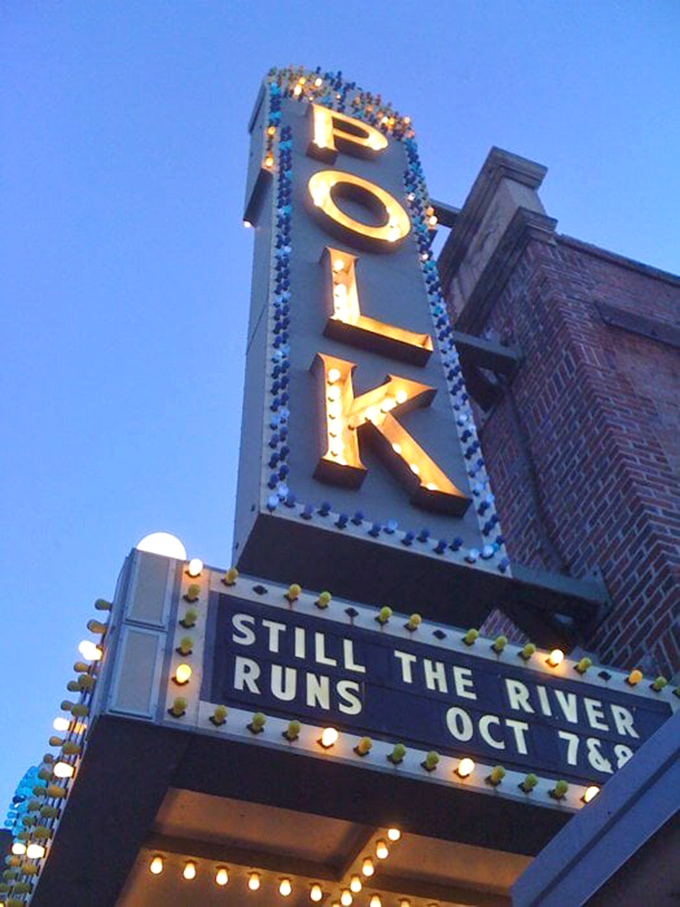 The marquee announces upcoming attractions with classic simplicity &ndash; no digital screens or flashy LED displays needed to capture attention here.