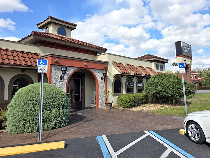 Architectural details hint at the authenticity within &ndash; this isn't just a restaurant, it's a destination disguised as a building.