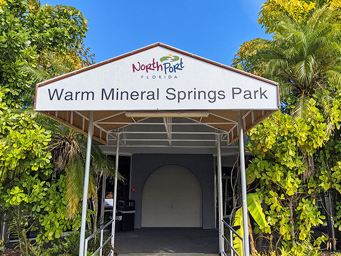 The unassuming gateway to one of Florida's most remarkable natural wonders promises healing waters just beyond its doors.