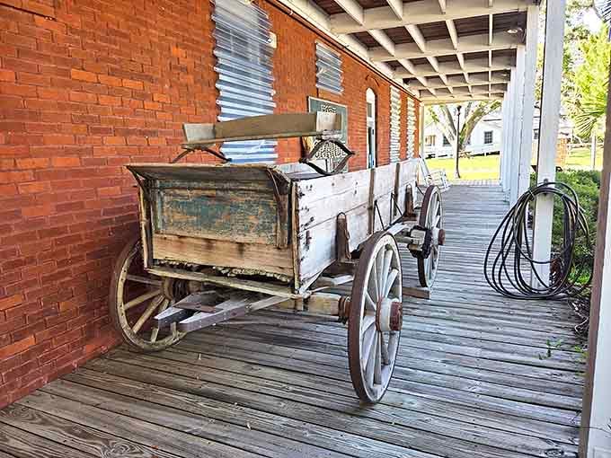 Horse power meant something entirely different when this wagon rolled through town, delivering goods before Amazon Prime was even imaginable.