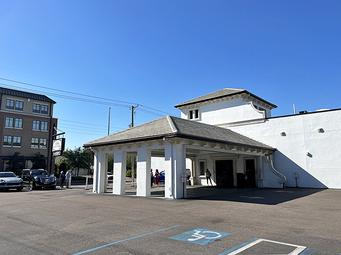 The stately exterior of Bern's stands like a culinary fortress, promising gastronomic adventures that have made food pilgrims swoon since 1956.